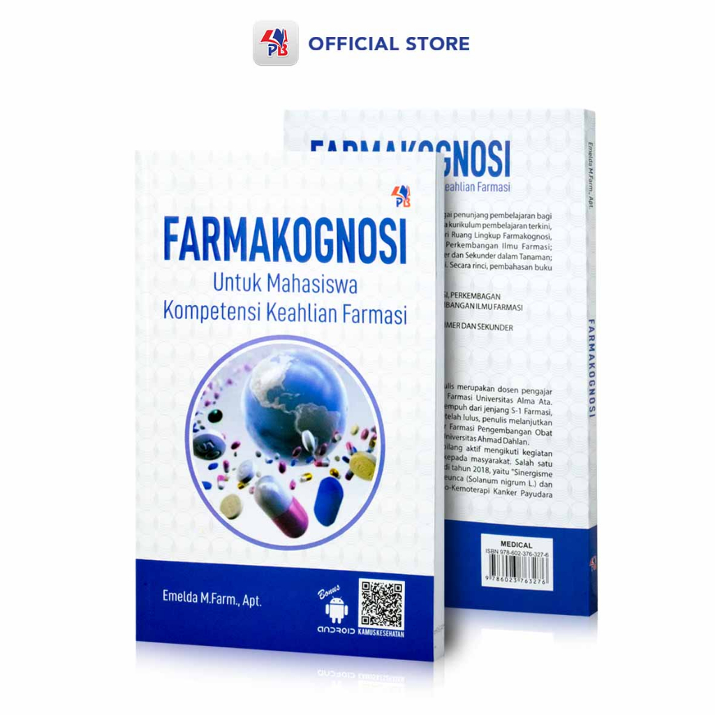 Jual Buku Farmasi Farmakognosi Untuk Mahasiswa Kompetensi Keahlian Farmasi PB Press / Pustaka ...