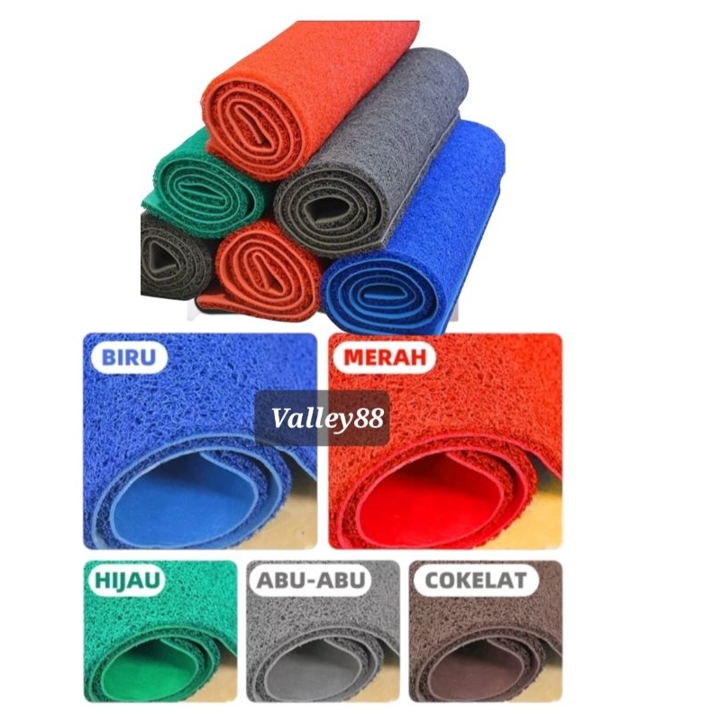Jual keset karpet PVC mie/keset bihun meteran/keset mie tebal | Shopee ...