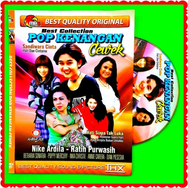 Jual KASET MP5 VIDEO MUSIK LAGU POP KENANGAN CEWEK-LAGU NIKE ARDILA-LAGU RATIH PURWASIH-LAGU ...