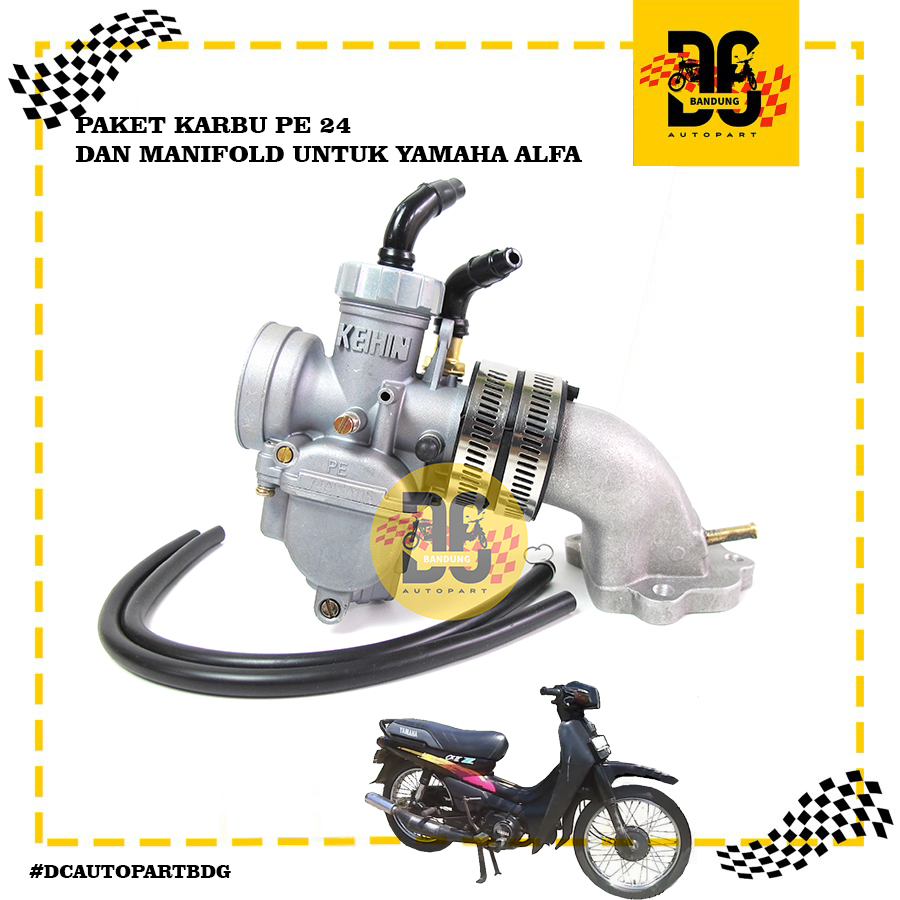 Jual PAKET KARBU DAN MANIFOLD PE 24 YAMAHA ALFA FORCE 1 F1ZR CHAMP SIGMA | Shopee Indonesia