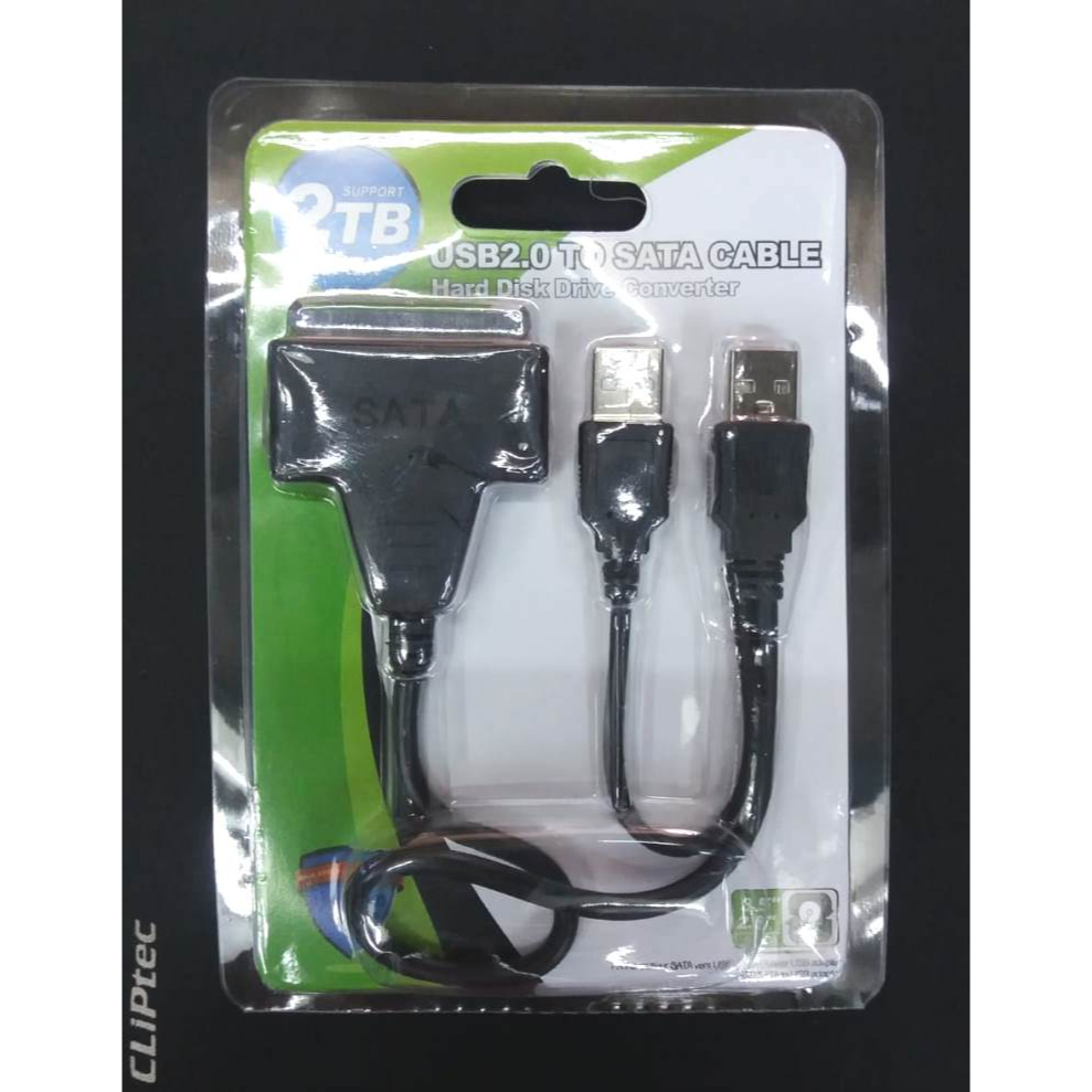 Jual Usb 20 To Sata Cable Hard Disk Drive Converter Support 2 Tb 2591