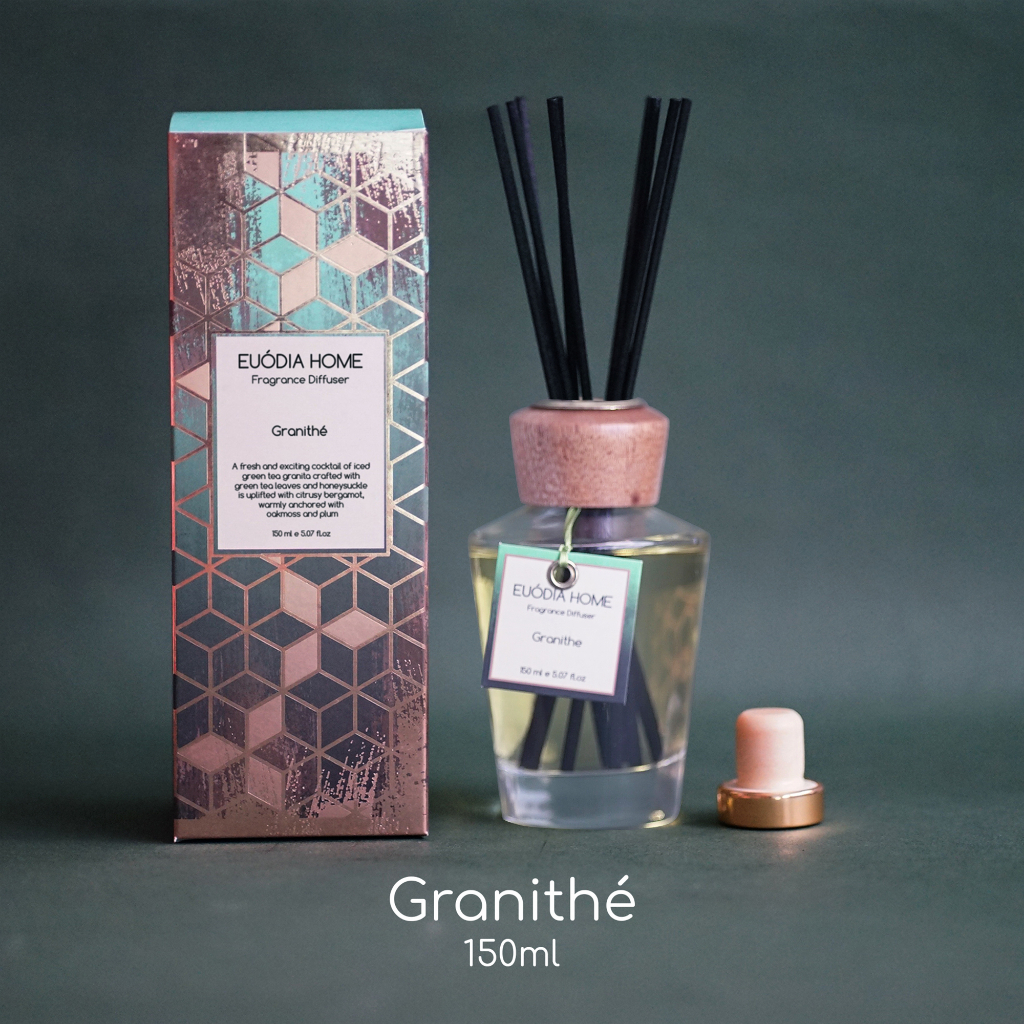 Jual Euodia Home Granithe Fragrance Diffuser 150 ml - Aromaterapi Pengharum Ruangan Reed ...
