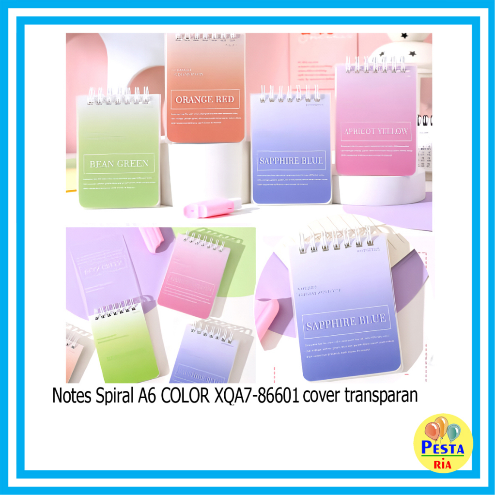Jual Murah!! (1 Pcs) Notes Spiral Atas A6, notebook Ring Motif, diary ...