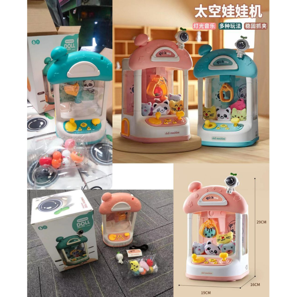 Jual (MAINAN CAPIT VIRAL) Claire Claw Machine Toy / Mesin Capit Mini ...