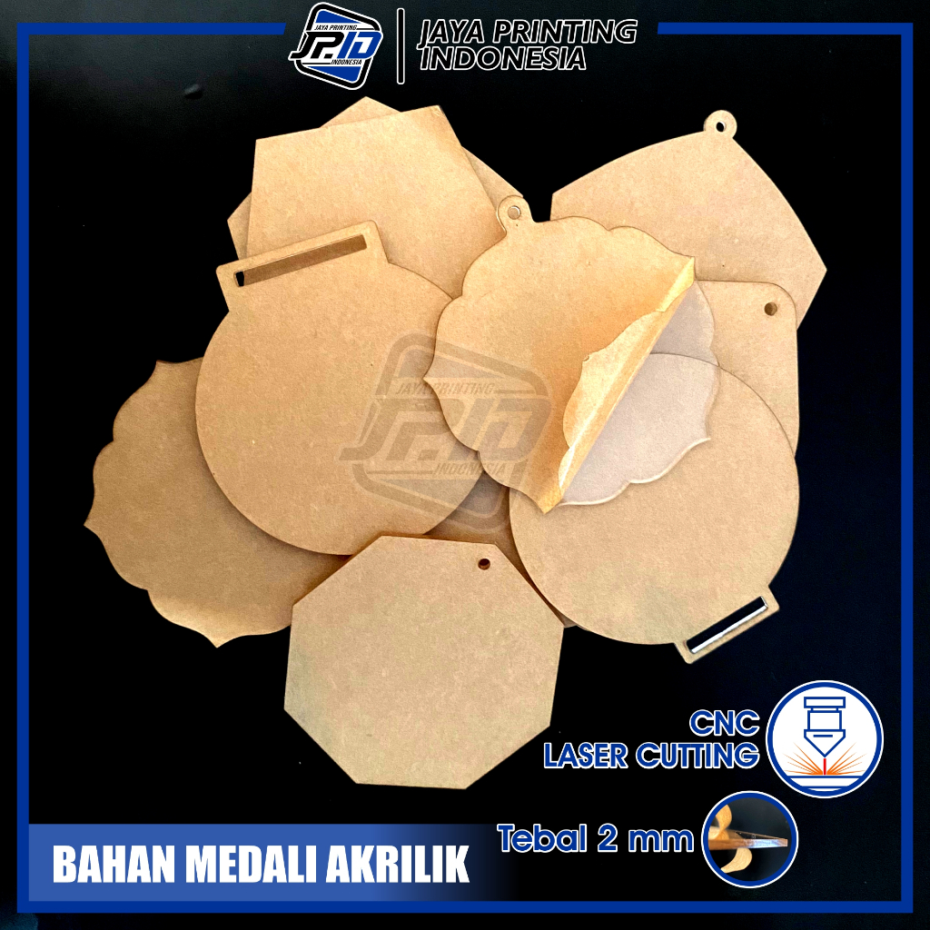 Jual JPID BAHAN MEDALI WISUDA AKRILIK POLOS DIAMETER 7cm - BULAT ...