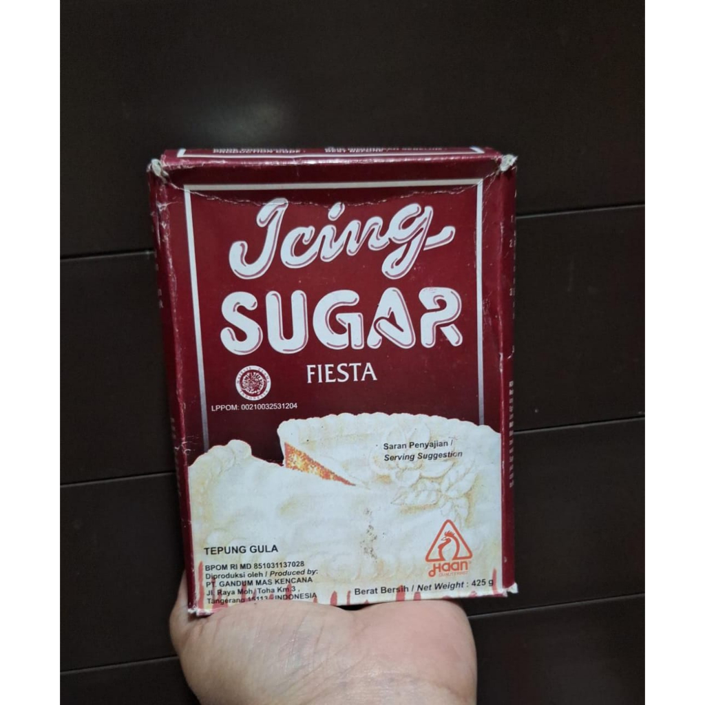Jual GULA HALUS ICING SUGAR FIESTA 425gr // HAAN SUGAR POWDER (rijek ...