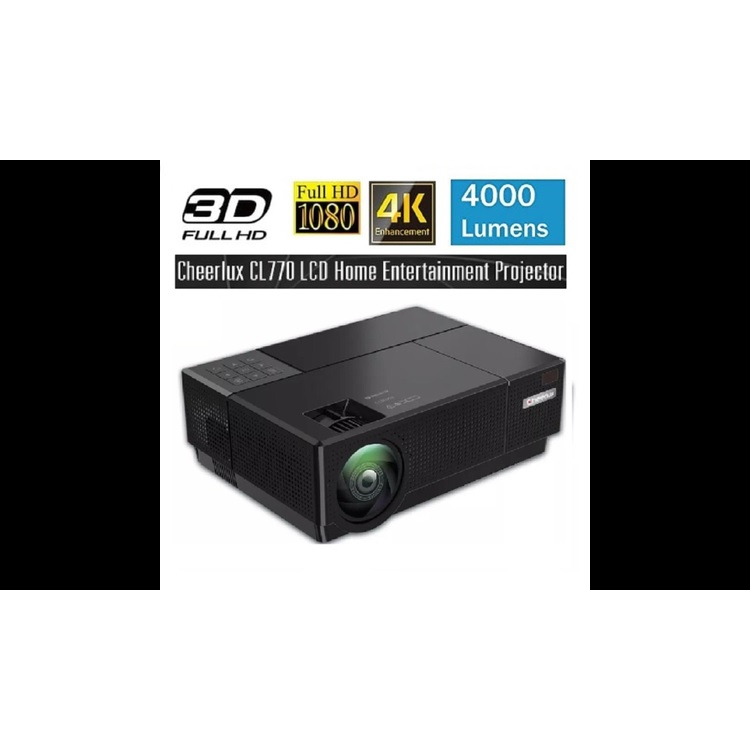 Jual LED Proyektor Cheerlux CL770 CL 770 4000 Lumens FHD 1080p | Shopee ...