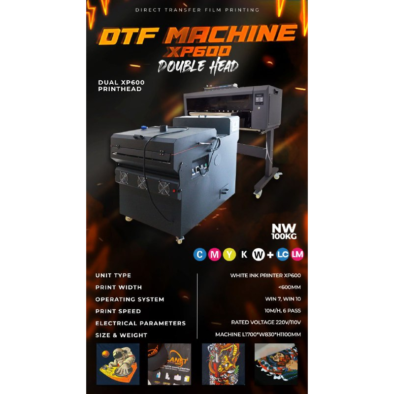 Jual Mesin Printer DTF / Print Direct To FIlm / DTF Baju / DTF Machine ...