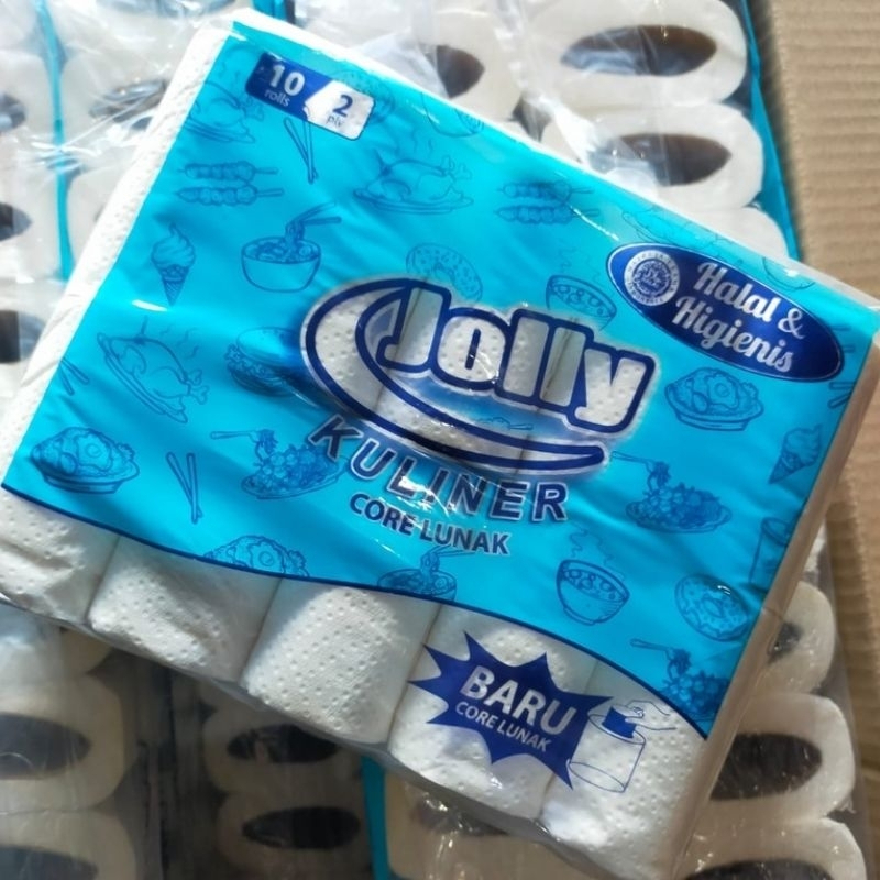 Jual Jolly Roll Core Tisu Gulung Jolly Kuliner 1 Pack (isi 10 roll ...