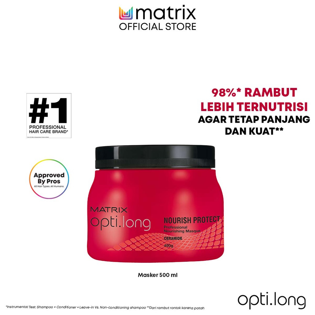 Jual MATRIX OPTI LONG NOURISH PROTECT HAIR MASK 490G | Shopee Indonesia