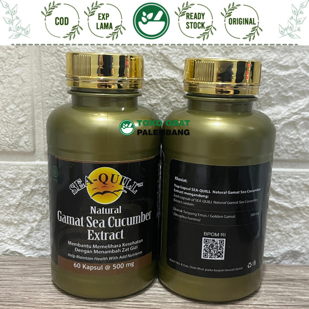 Jual SEA QUILL NATURAL GAMAT SEA CUCUMBER EXTRACT 60 KAPSUL TERIPANG ...