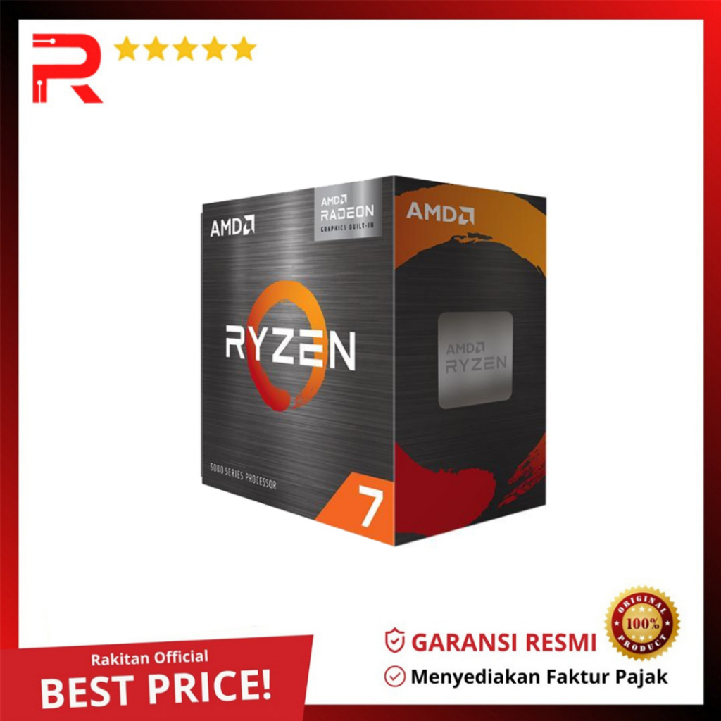 Jual Processor AMD Ryzen 7 5700G Box AM4 With AMD Wraith Stealth Cooler ...