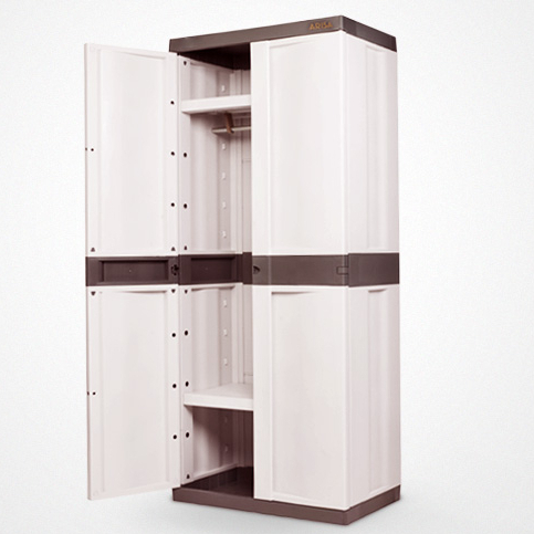 Jual Lemari Pakaian Plastik Elegan Dua Pintu Arisa CA102A | Shopee Indonesia