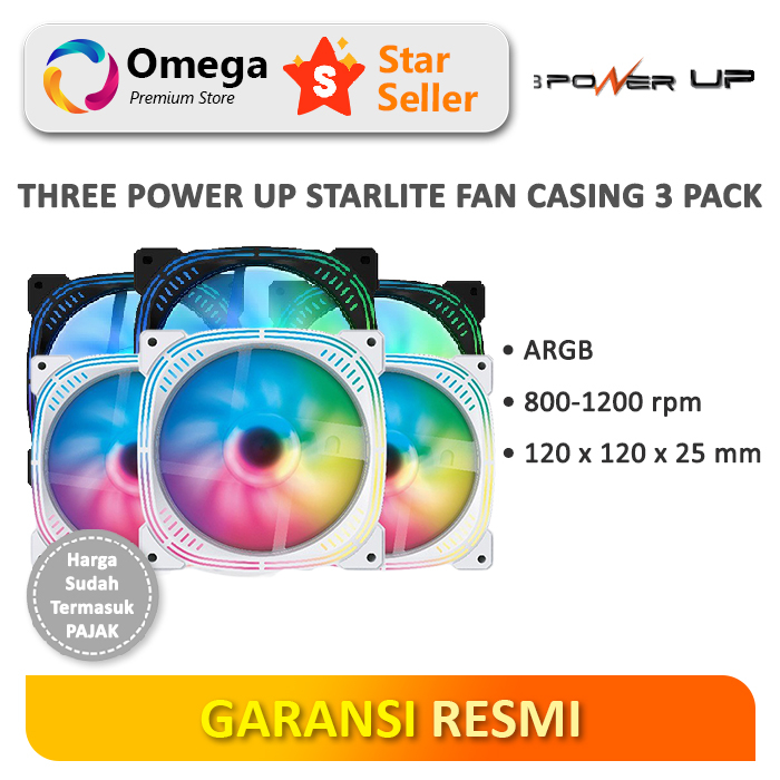 Jual Fan Casing Gaming 12cm ARGB Raptor FAN Starlite 3 Pack | Shopee Indonesia