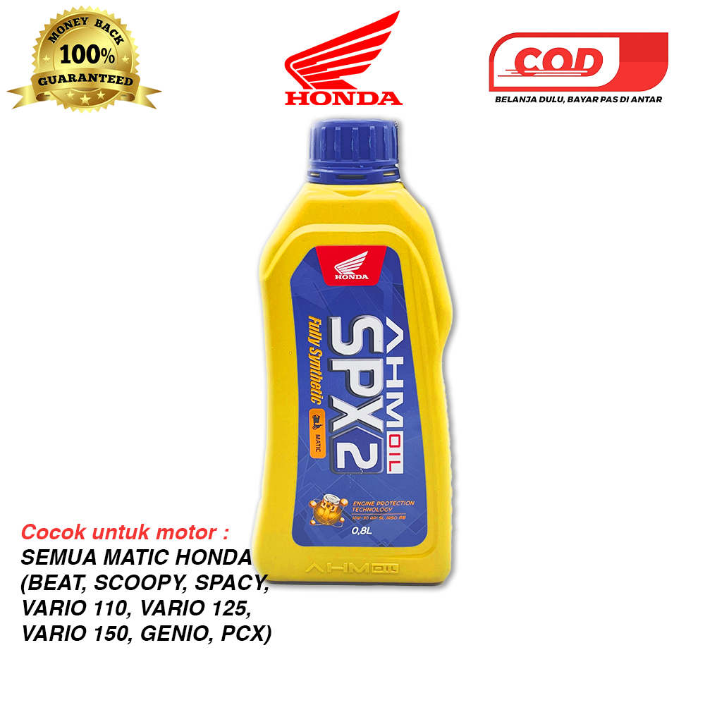 Jual OLI MESIN MATIC HONDA SPX 2 SLMB 0.8 L REP HONDA MATIC SCOOPY BEAT VARIO SPACY BEATPOP ...