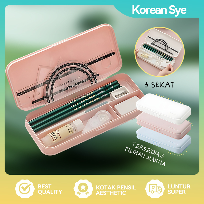 Jual Kotak Pensil Minimalis Pencil Case Aesthetic pencil box for ...