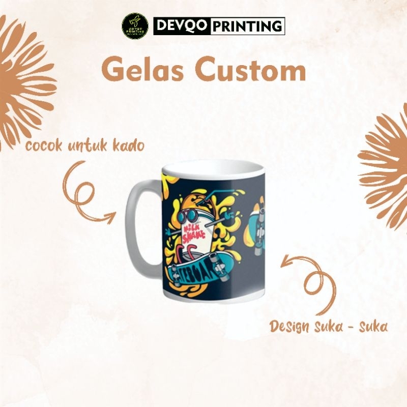 Jual MUG GELAS CUSTOM CC GELAS SABLON, GELAS CANTIK, GELAS CUSTOM ...