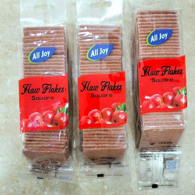 Jual All Joy Haw Flake Square Permen Sanca Lapis 170gr Sancha Permen ...