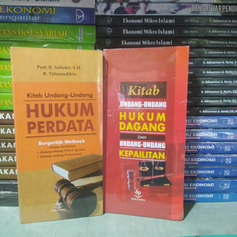 Jual Kitab Undang-Undang Hukum Perdata Dan Kitab Undang-Undang Hukum ...
