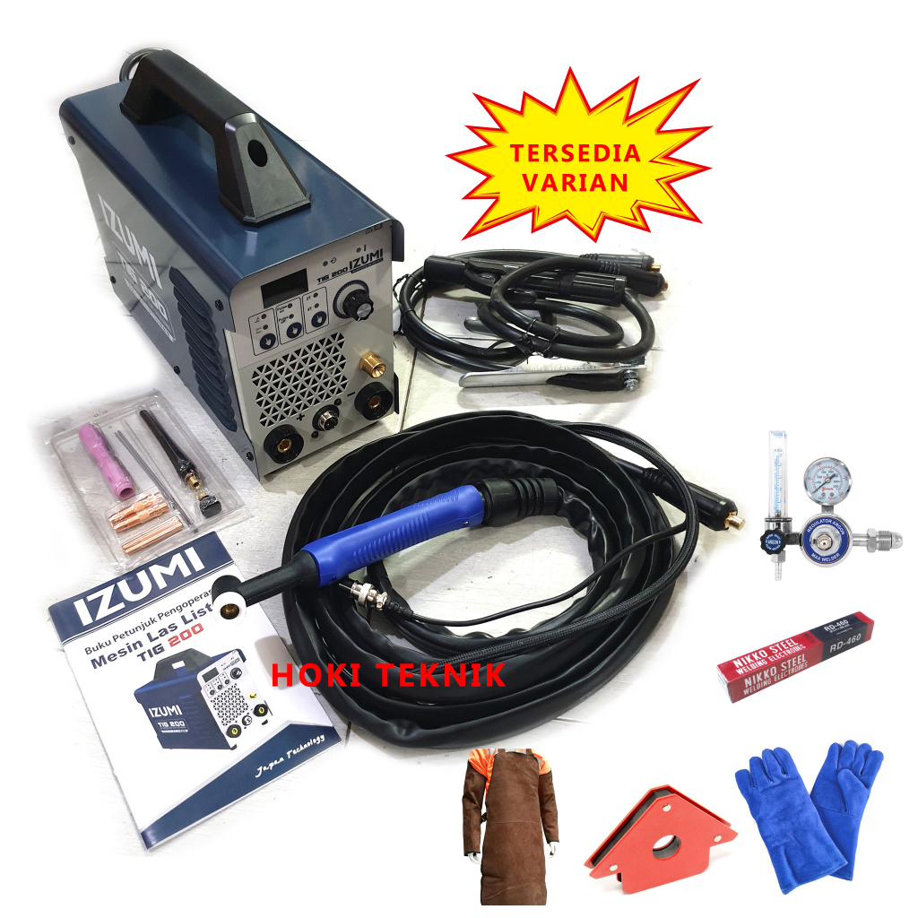Jual Mesin Las Stainless Izumi TIG 200 Ampere MMA Argon Pulse | Shopee ...