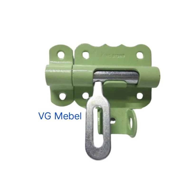 Jual Grendel Overval Hijau 3" - Slot Selot Overpal Gembok 7 cm | Shopee ...