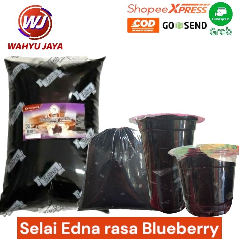 Jual selai Edna blueberry/250gram-500gram-1kg | Shopee Indonesia