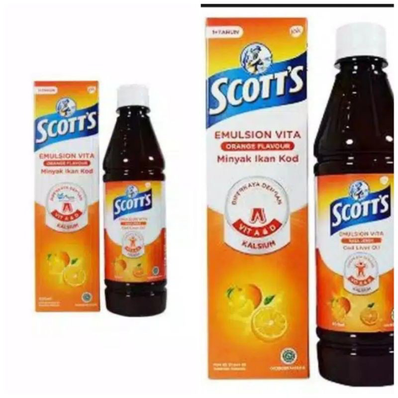 Jual Scott's Emultion / Scott Original/ Scot /Multivitamin Anak ...