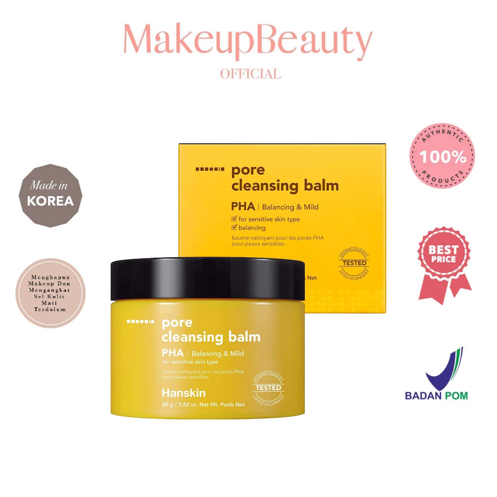 Jual HANSKIN Pore Cleansing Balm PHA 80 gr | Shopee Indonesia