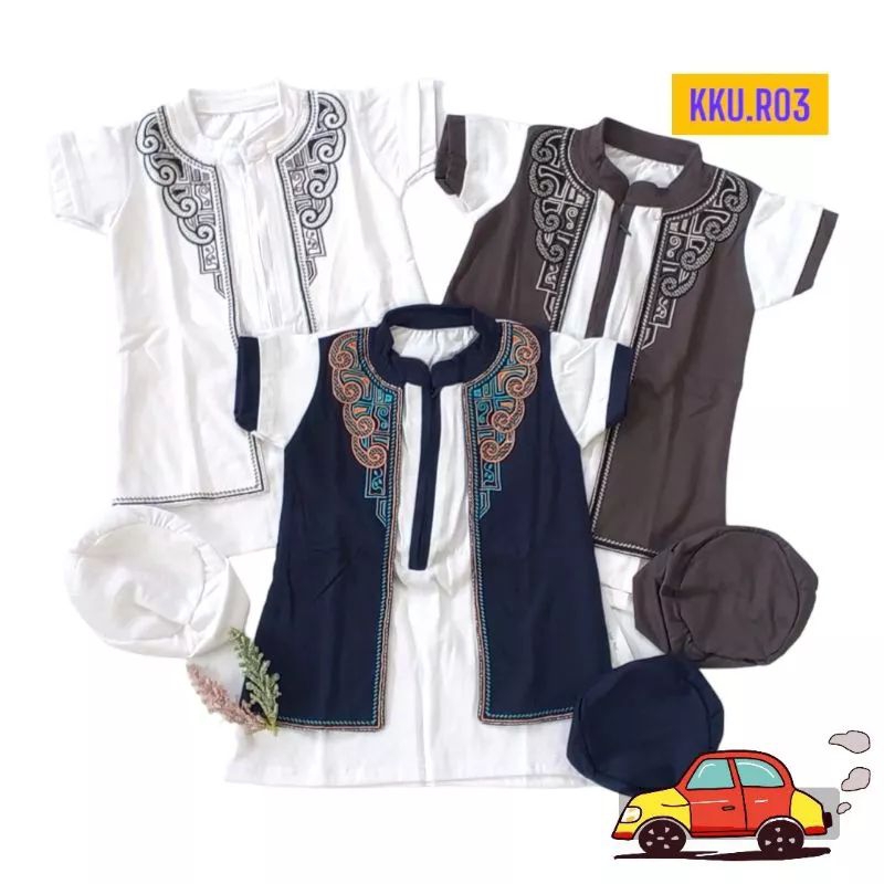 Jual BAJU MUSLIM KOKO BAYI MODEL GAMIS KOKO NEWBORN PREMIUM USIA 0-9 ...