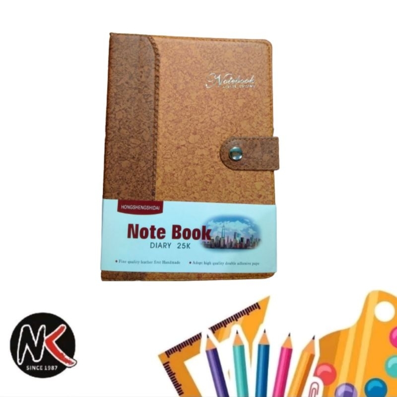Jual Note Book/Agenda Book/Buku Agenda Kulit Kancing HONGSHENGSHIDAI ...