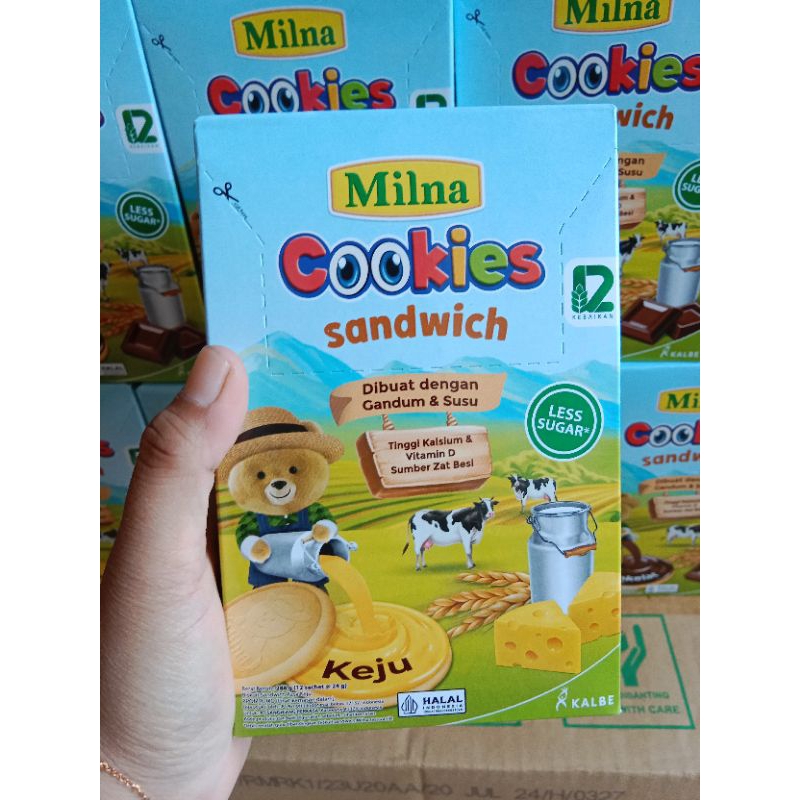 Jual MILNA COOKIES SANDWICH 12 SACHET Januari 2025 | Shopee Indonesia