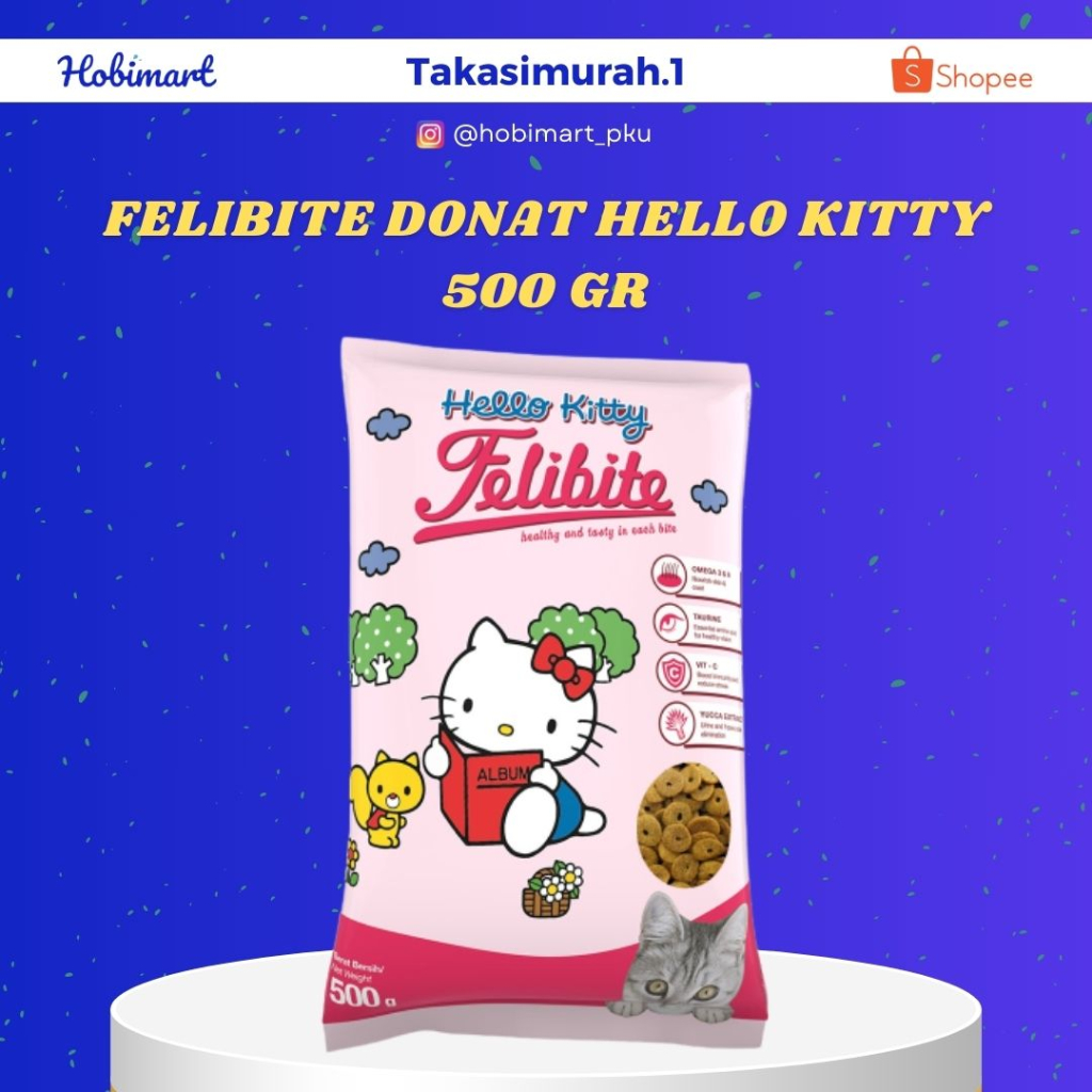 Jual FELIBITE DONAT HELLO KITTY 500 GR | Shopee Indonesia