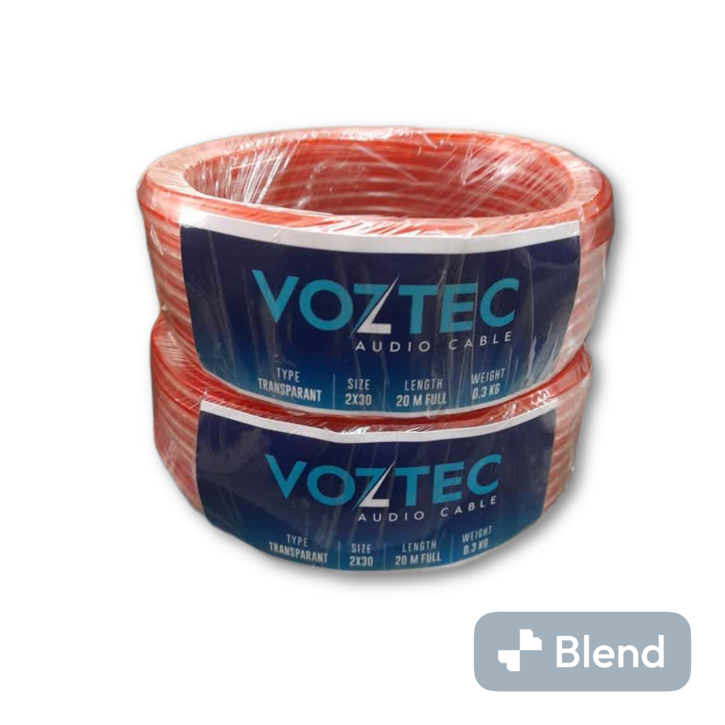 Jual KABEL AUDIO TRANSPARAN VOZTEC PANJANG 20 YARD | Shopee Indonesia