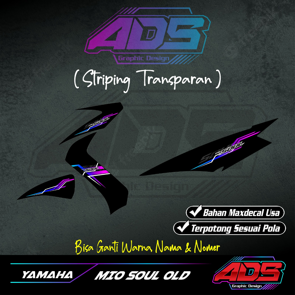 Jual STRIPING MIO SOUL OLD - STRIPING MOTOR MIO SOUL OLD GARIS ...