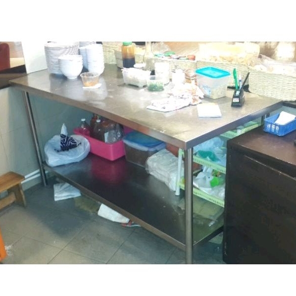 Jual Meja Stainless Tebal, Kuat, dan Kokoh, SECOND SIAP PAKAI, Bandung ...