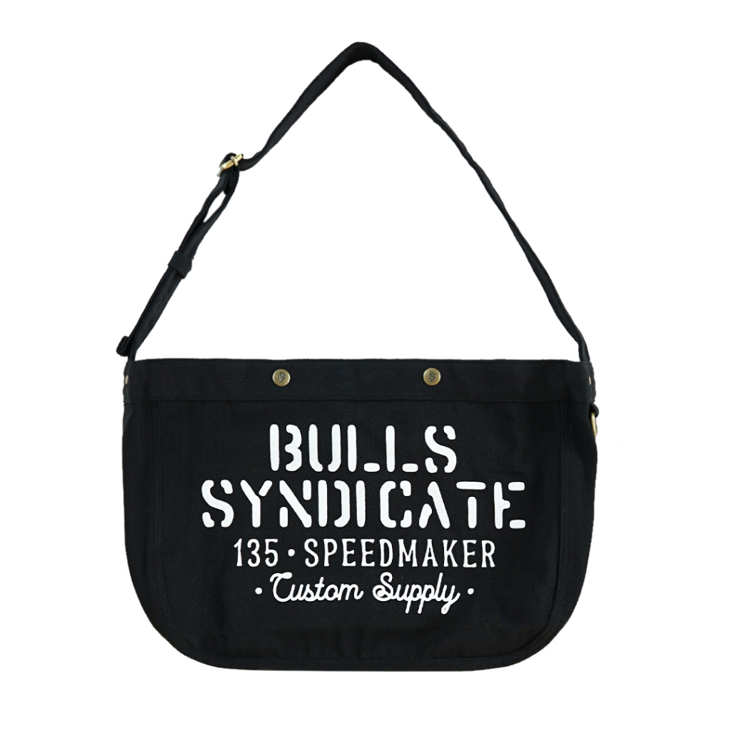 Jual BULLS SYNDICATE Newspaper Bag Hoof Black | Shopee Indonesia