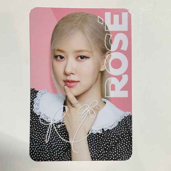 Jual PC Photocard kartu blackpink x oreo rose | Shopee Indonesia
