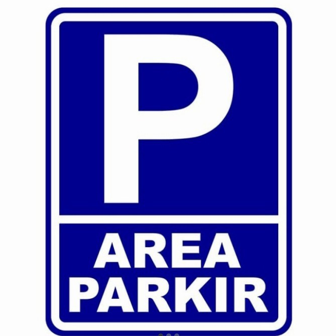 Jual Sign Plat Area Parkir Ukuran 30X40cm Rambu K3 Plat Area Parkir ...