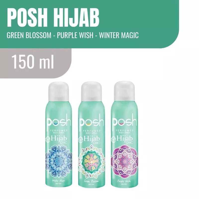 Jual POSH HIJAB CHIC BODY SPRAY 150ML ALL VARIAN | Shopee Indonesia
