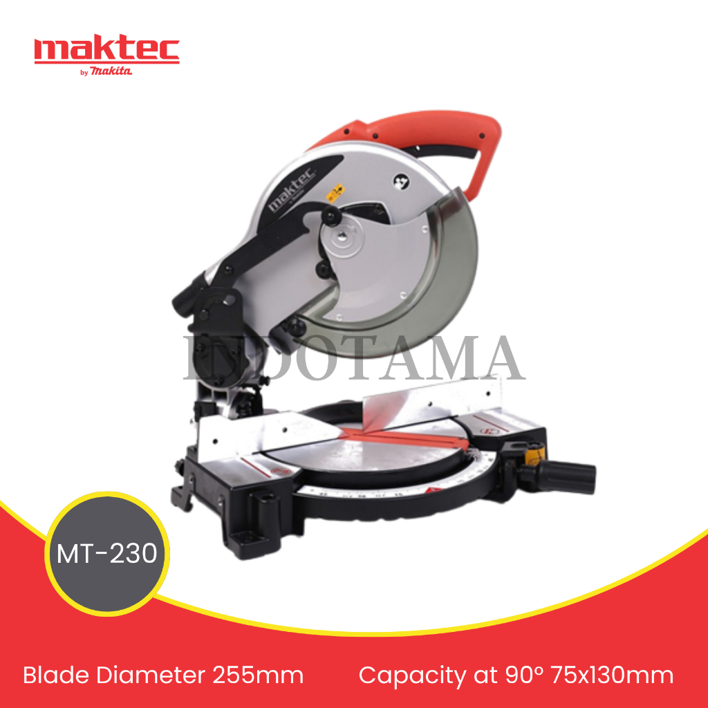 Jual MESIN GERGAJI POTONG BESI ALUMINIUM MAKTEC MITER SAW MT-230 | Shopee Indonesia