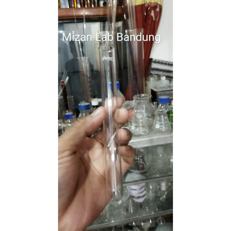 Jual Tabung reaksi kaca PYREX 15x 150 mm dan berbagai ukuran | Shopee ...