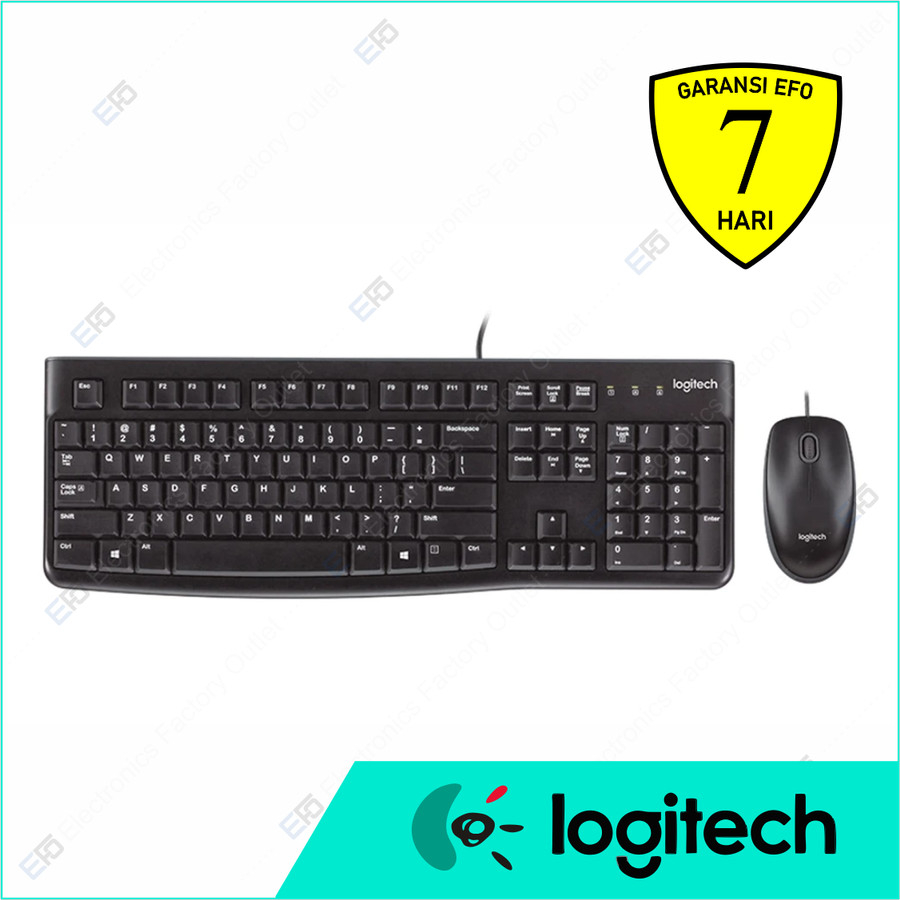 Jual Mouse Keyboard Logitech MK120 - MK 120 Full USB - SFO Semarang Official | Shopee Indonesia