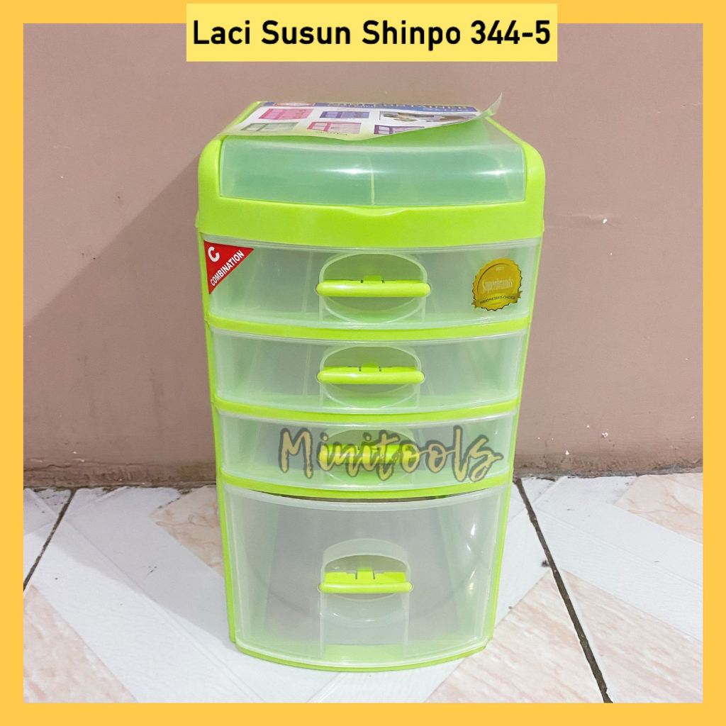 Jual Laci Plastik Susun Besar Shinpo SIP 344 / Laci Obat / Tempat ...