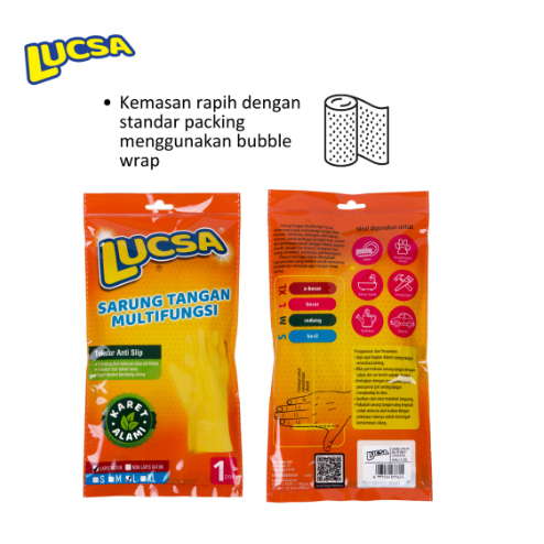 Jual Lucsa Sarung Tangan Multifungsi - Lapis Rubber Gloves Flocklined ...