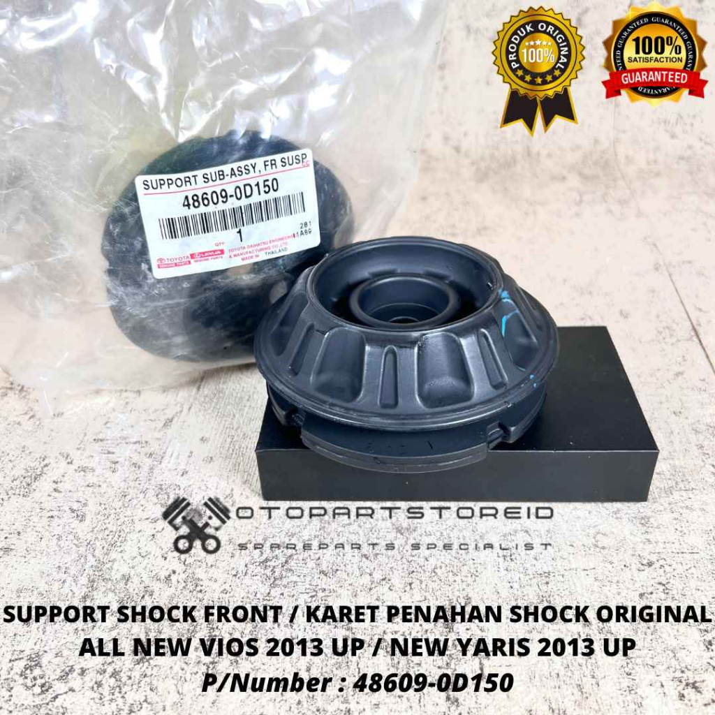 Jual KARET SUPPORT SHOCK DEPAN ALL NEW VIOS NEW YARIS ORIGINAL | Shopee ...