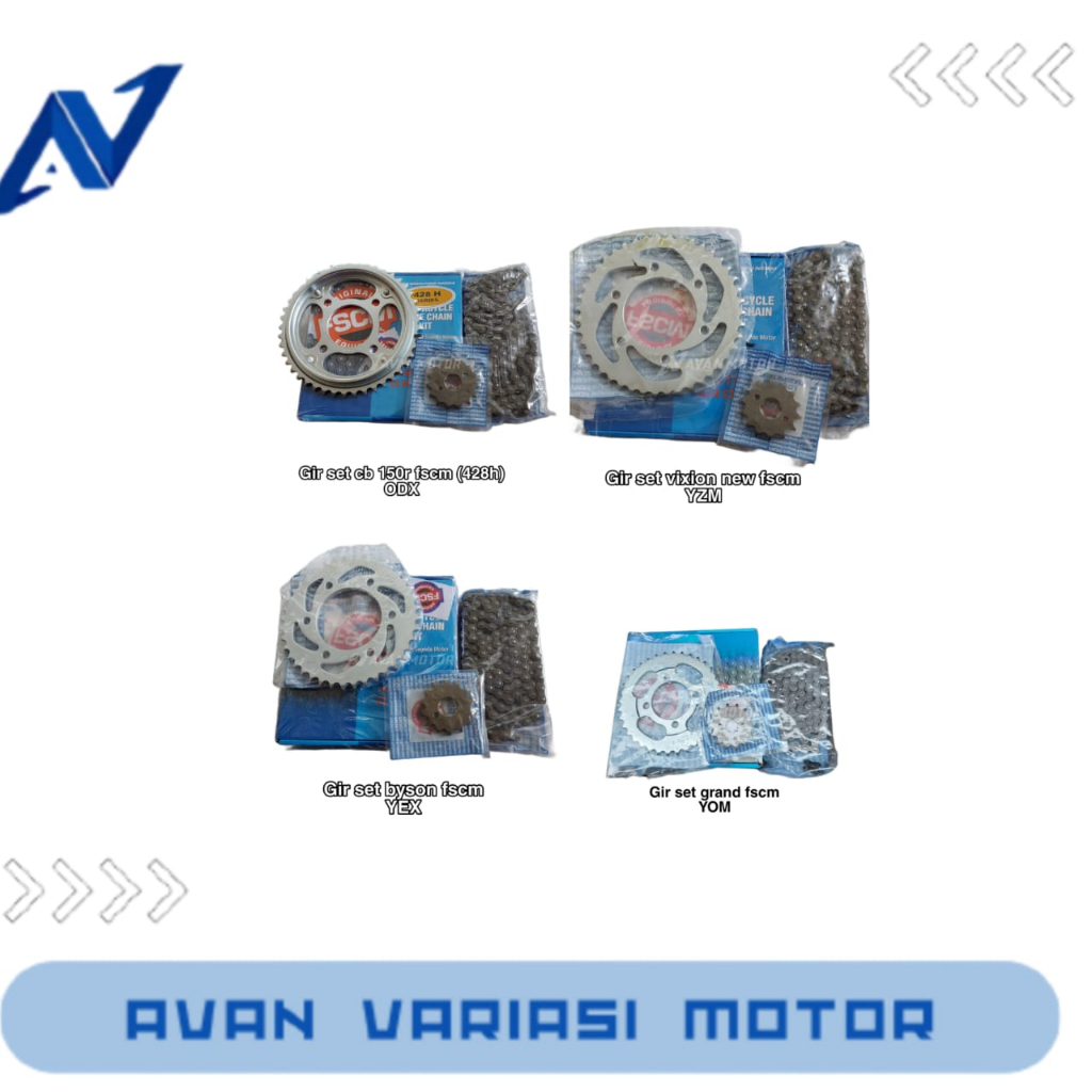 Jual GIR SET FSCM//GIR SET SEMUA JENIS MOTOR FSCM // GIR SET PAKET ...