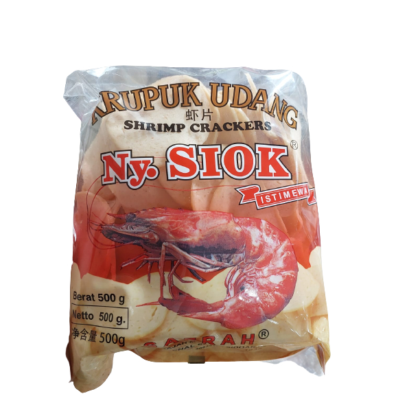 Jual Kerupuk Udang Ny. Siok kemasan 500 gram | Shopee Indonesia
