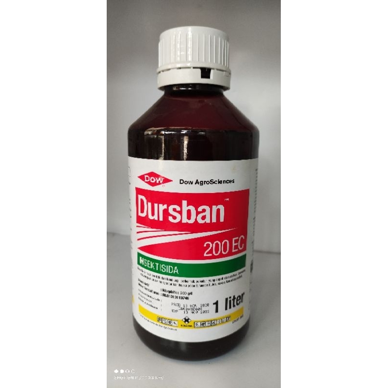 Jual DURSBAN 200 EC - INSECTISIDA - ISI 1 LT - PT DOW | Shopee Indonesia