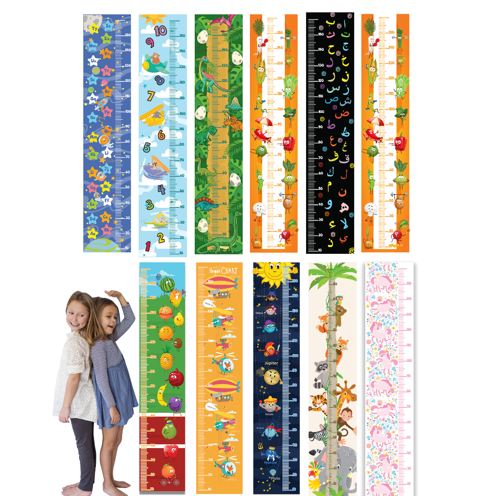 Jual Growth height chart pengukur tinggi badan mainan edukasi edukatif ...