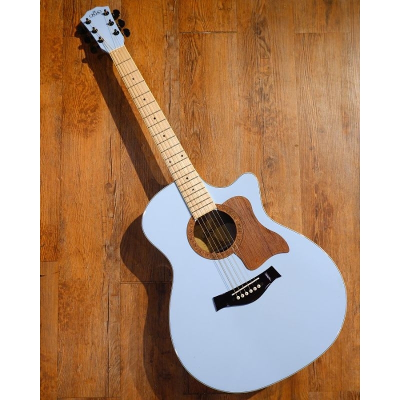 Jual GITAR AKUSTIK/AKUSTIK ELEKTRIK JGS TR 01 BL(BIRU) | Shopee Indonesia